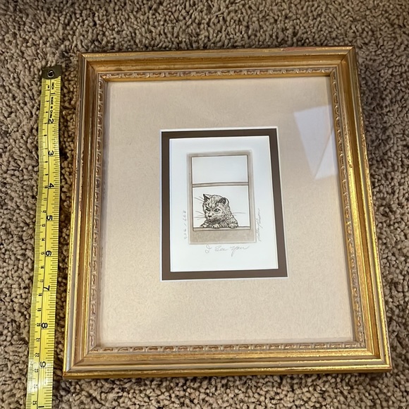 Hinson | Art | Cat Lovers Vintage Martha Hinson Print Numbered Signed ...